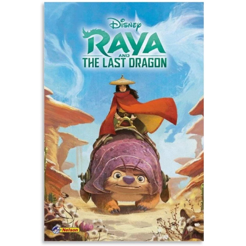 Princess Raya and The Last Dragon Child Animated Fantasy Poster Canvas ...