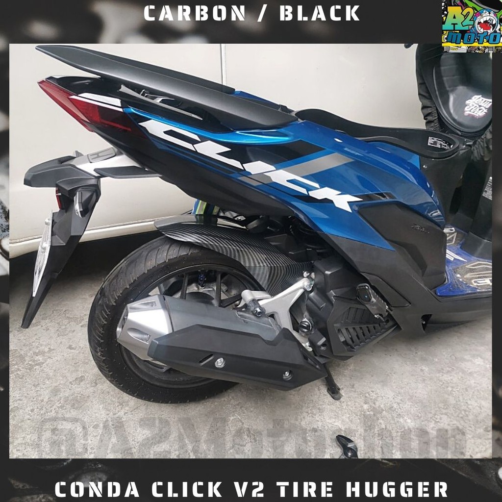 Honda Click V2 V3 Tire Hugger Rear Fender Mud Guard for Game Changer ...