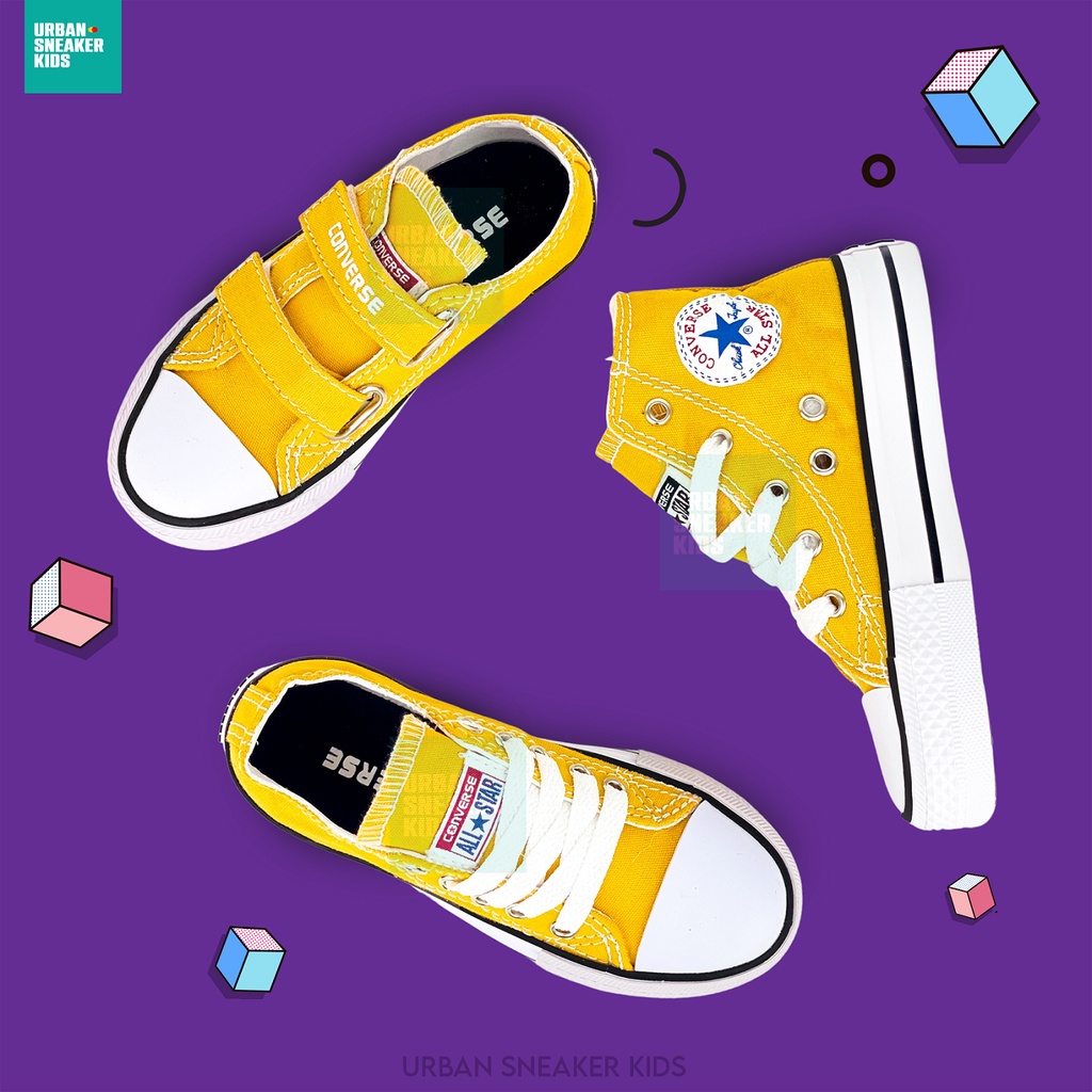 Converse Imported Yellow Shoes for Boys and Girls Ages 1-10 Years ...
