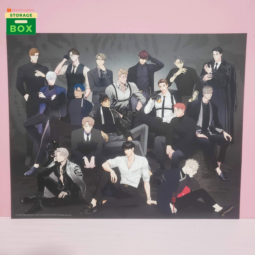 Lezhin BL Yaoi : Illustration Card / Postcard / Group Poster / Acrylic ...