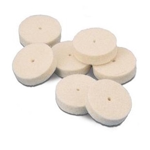 Feltwheel, Square edge, buffing wheel, polishing wool felt with hole in ...