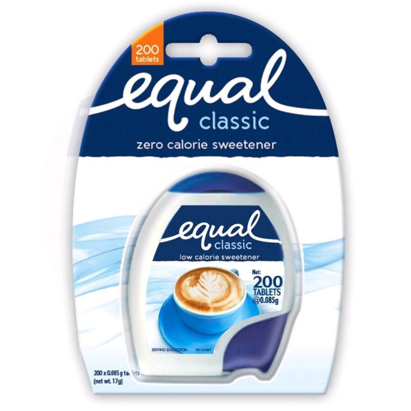 EQUAL Classic Zero Calorie Sweetener (100/200 tablets) | Shopee Philippines