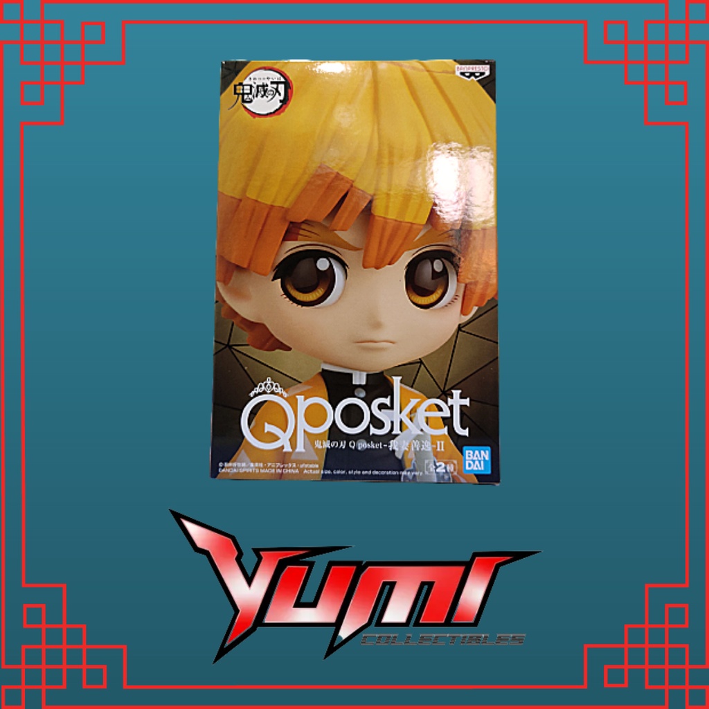 Demon Slayer: Kimetsu no Yaiba Q Posket Zenitsu Agatsuma (Ver.A) and II ...