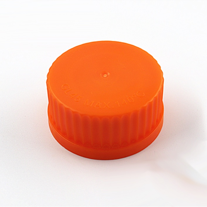 GL45 Color Reagent Bottle Cap 140℃ Blue Green Orange Yellow Cap High ...