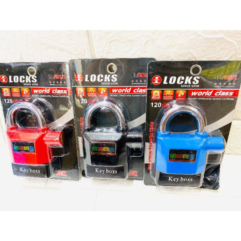 Alarm Padlock Word class | Shopee Philippines