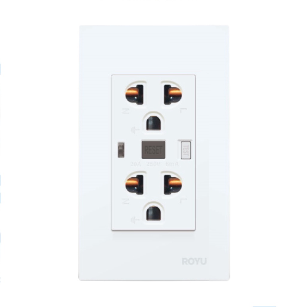Royu Classic & Wide 1, 2, 3 Gang Switch, Outlet, Duplex, AC Outlet, 3 ...