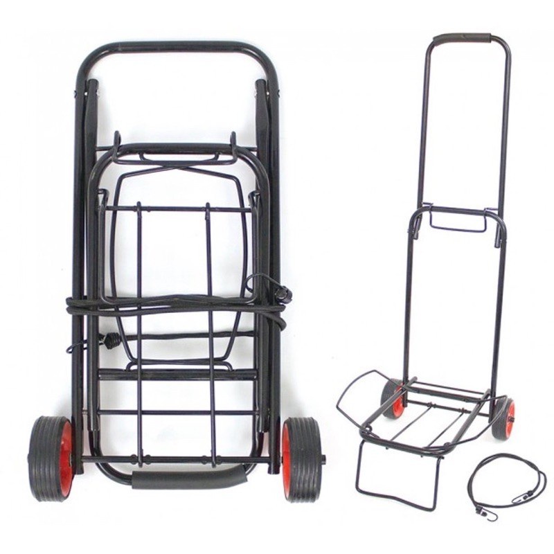 TROLLEY BLACK SMALL & BIG (WITH RUBBERIZE ROPE) | Shopee Philippines
