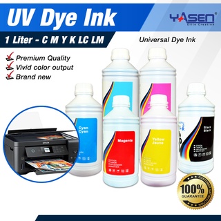 INKPIU 1000ml Universal Dye Ink C M Y K Refill Ink 1 Liter Dye Ink UV ...