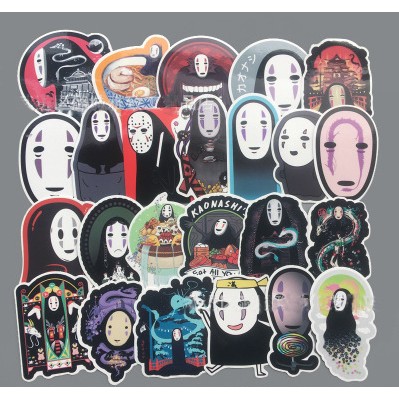 Faceless noface decal sticker Set, 18 random pieces | Shopee Philippines