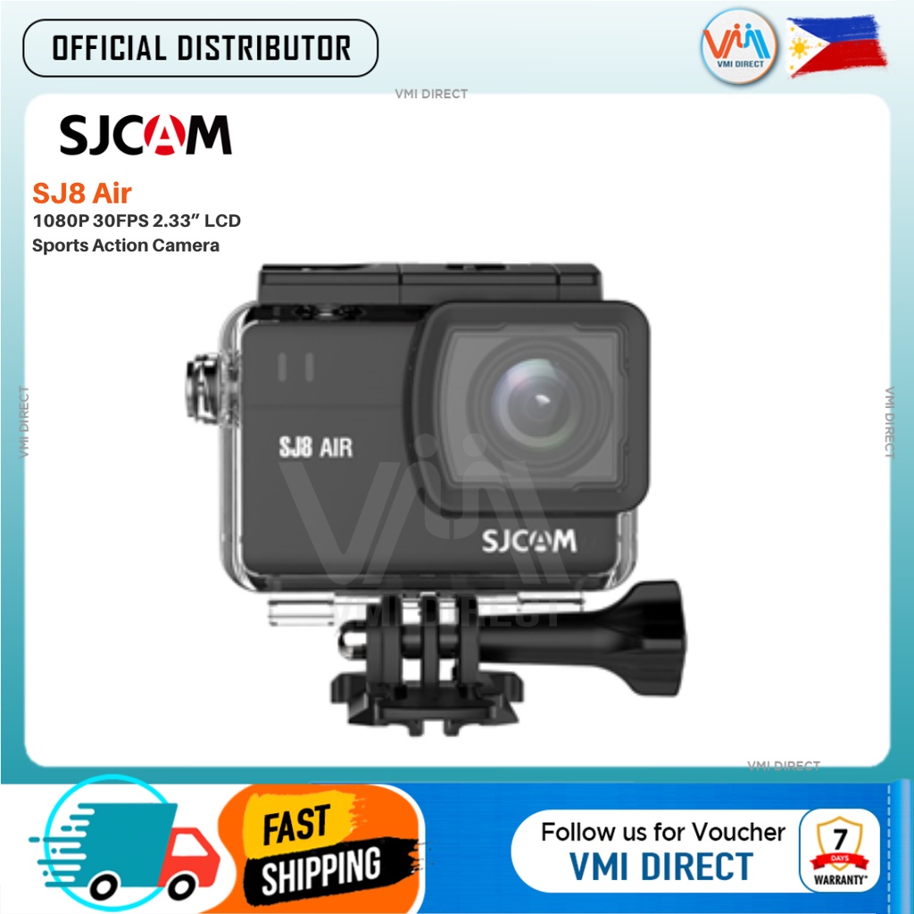 SJCAM SJ8 Air REFURBISHED SJ8 Dual Screen Sports Action Underwater ...