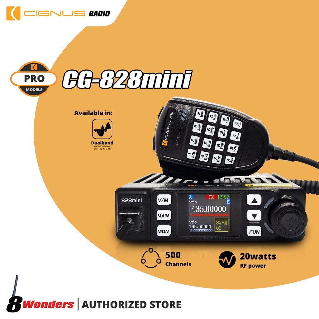 Cignus CG-828 Mini Base Radio Pro | Shopee Philippines