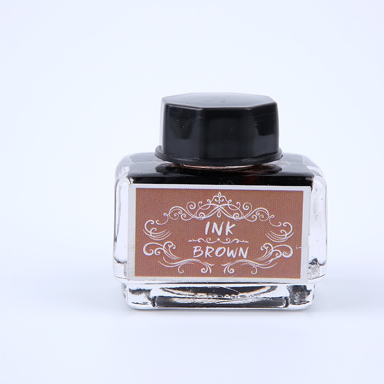 15ML Non-carbon Fountain Pen Ink 10 Colors Ink Dip Pen Comic Pen Glass ...