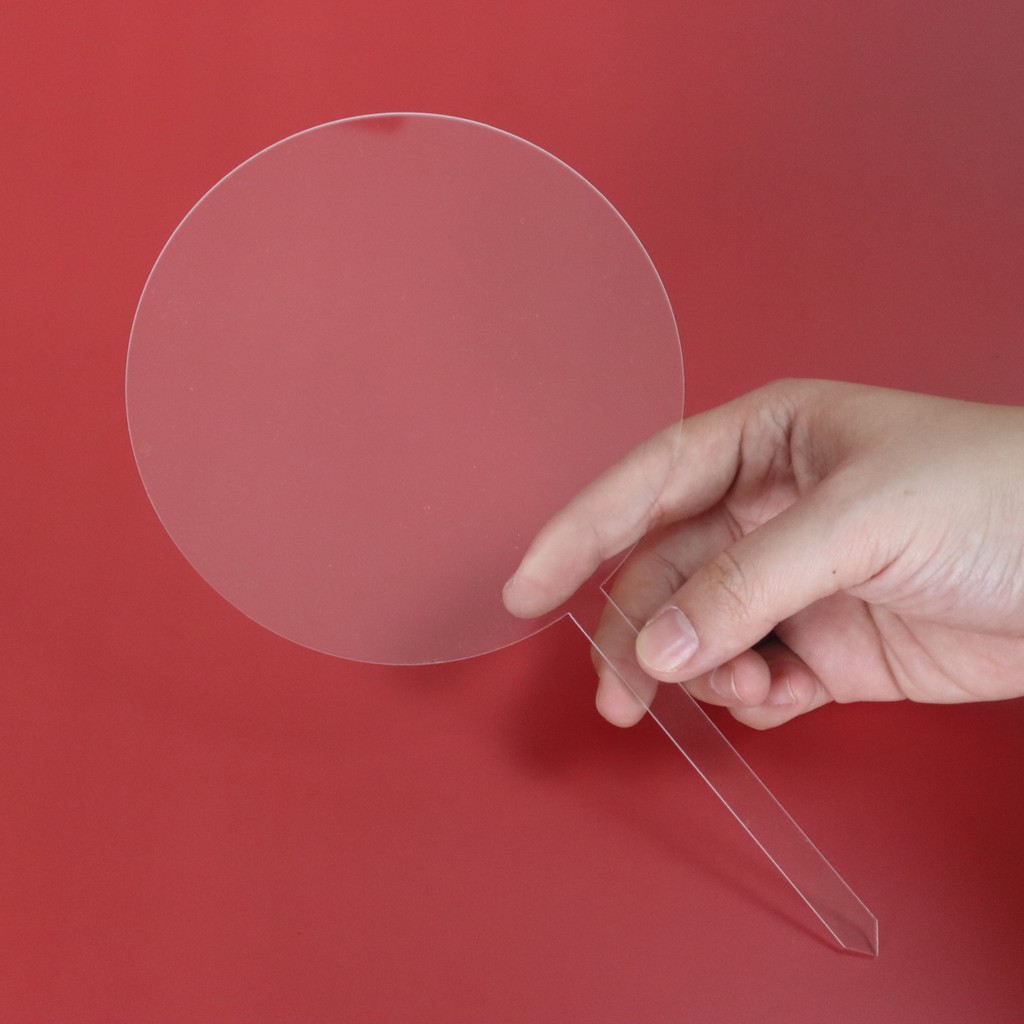 Acrylic Clear Blank Cake Topper (4"/5"/6") | Shopee Philippines