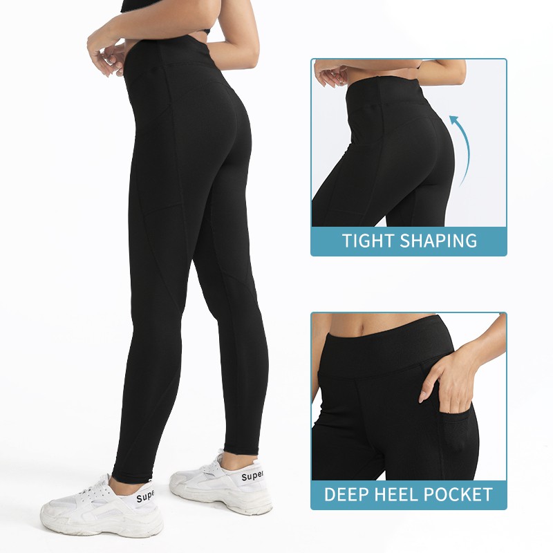 HighWaist Compression Tights Yoga pants Sports Running Gym Leggings For ...