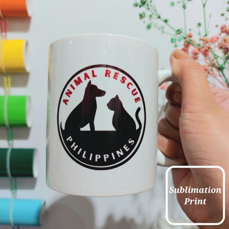 Customized Coffee Mug with Animal Recue PH Logo | Shopee Philippines