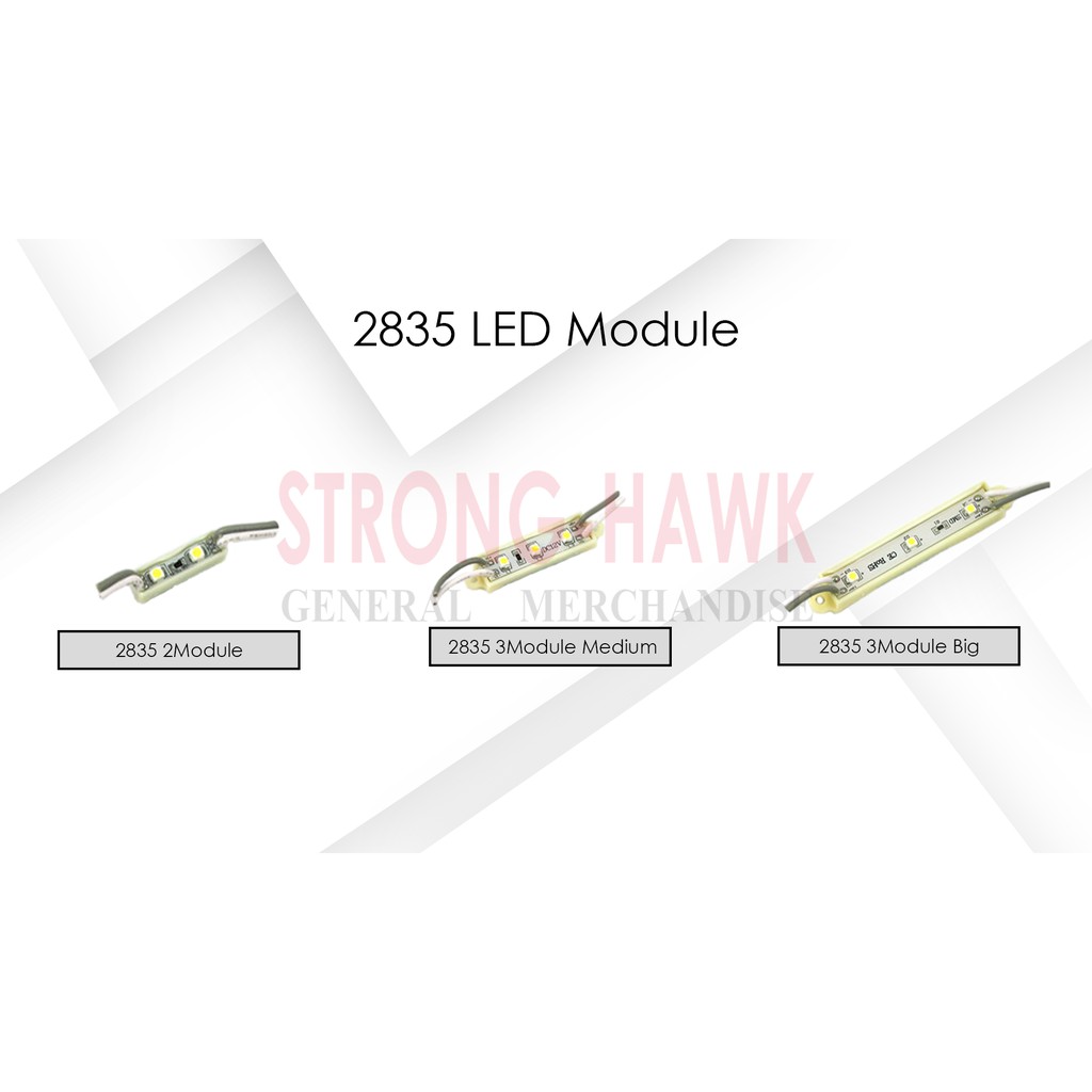 2835 LED MODULE (BIG SIZE, 10PCS) | Shopee Philippines
