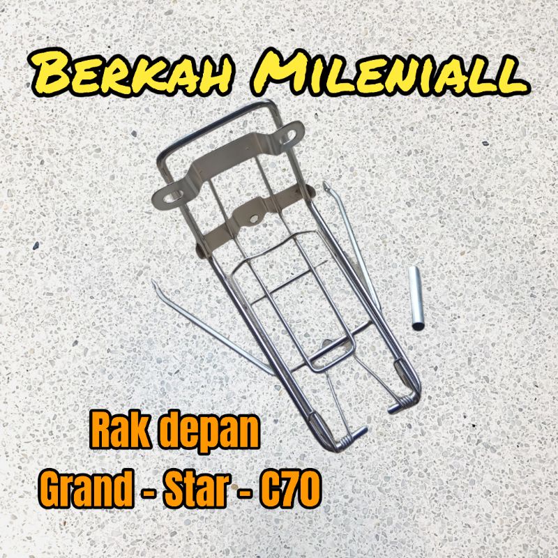 Honda c70 c800 astrea 800 grand prima star front rack | Shopee Philippines