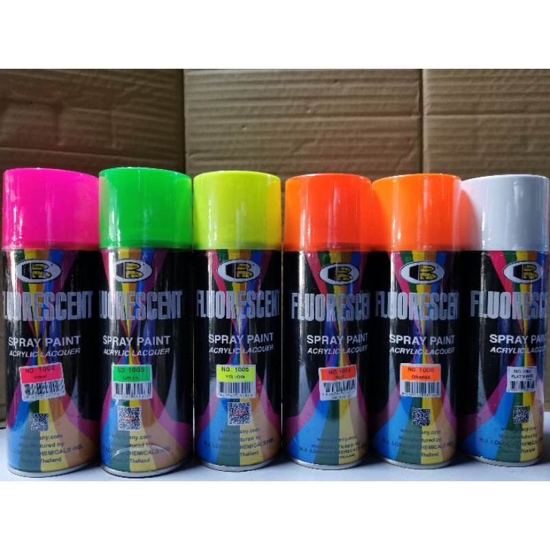 Bosny Flourescent Color All original spray paint | Shopee Philippines