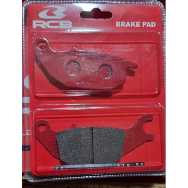 RCB REAR & FRONT BRAKE PAD FOR RAIDER 150/SNIPER 150(Rear only ...