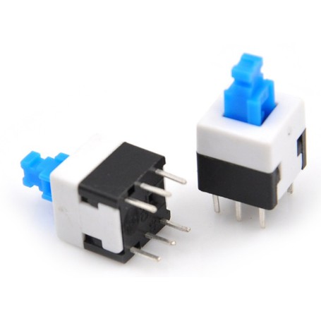 6 Pin DPDT Mini Push Button Multimeter Switches Square | Shopee Philippines