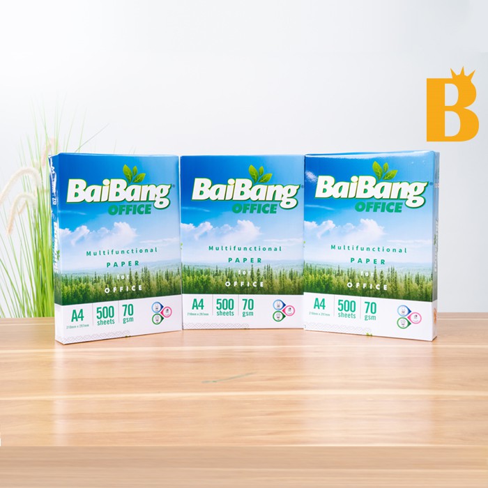 A4 Bai Bang printing paper 70gsm (5ream/carton) | Shopee Philippines