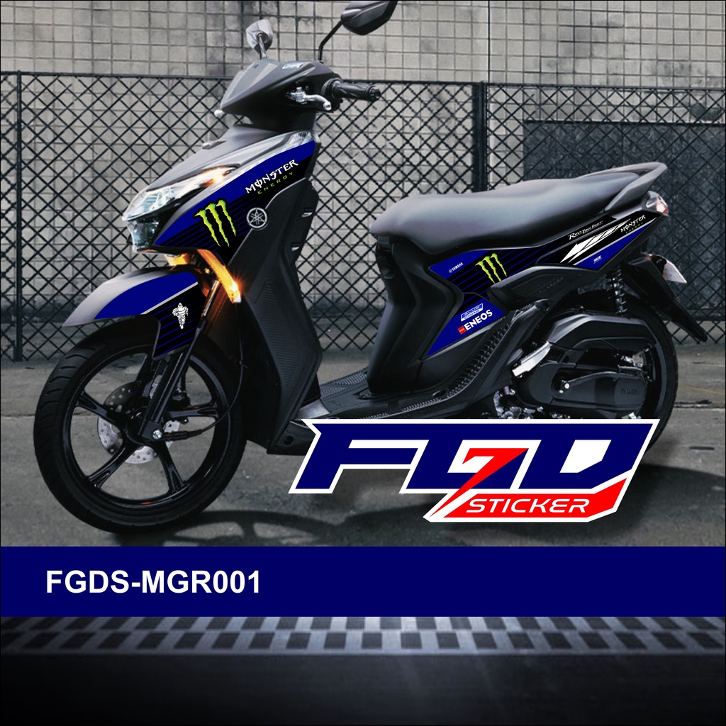 Sticker Striping Lis Variation Yamaha Mio Gear Graphic FGD-MGR001 ...