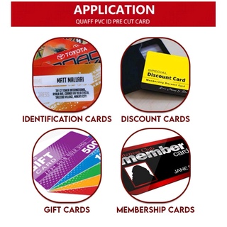 (200PCS/1BOX) Printable PVC Pre-Cut Cards for Direct Printing | Shopee ...