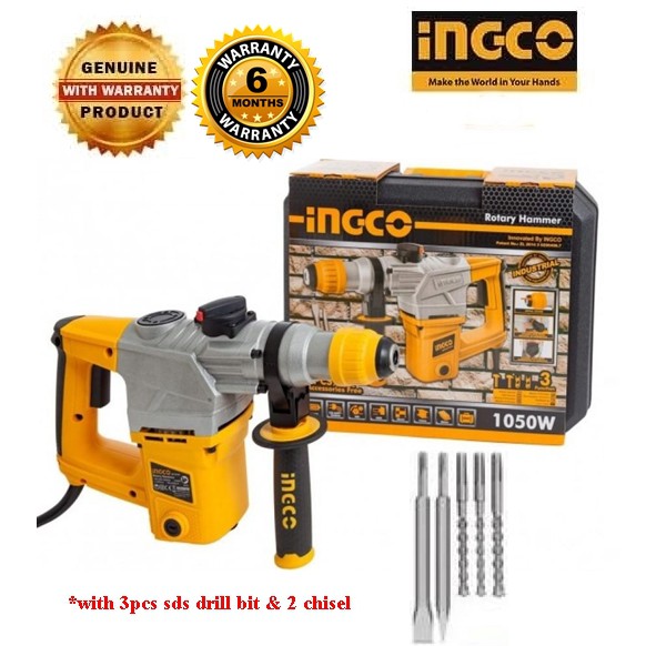 INGCO RH10506 SDS Plus Rotary Hammer drill 1050W | Shopee Philippines