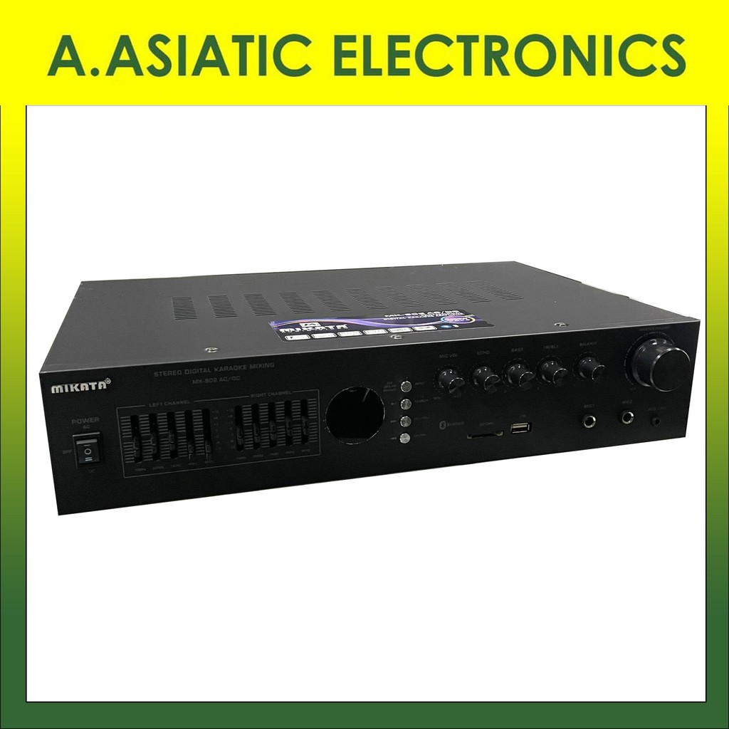 Mikata AC/DC Digital Karaoke Amplifier (MK-902) 3000w w/ BLUETOOTH/FM ...