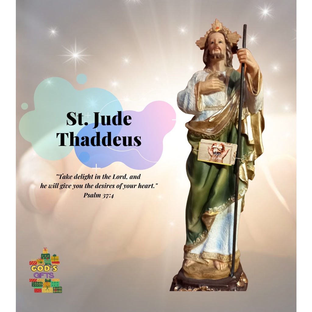 St.Jude Thaddeus Statue (11in.) - God's Gifts Shop | Shopee Philippines