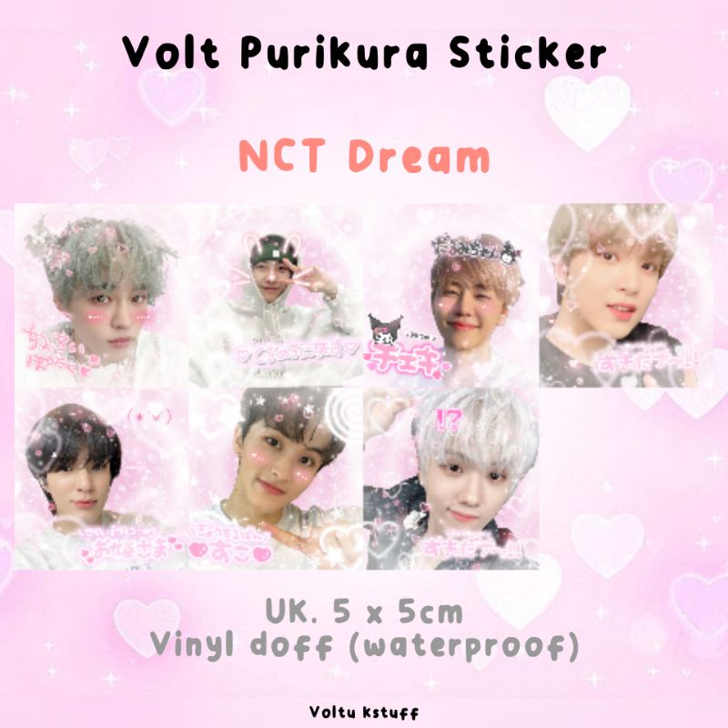 Volt sticker kurikura NCT dream sellkor Japan cute kawaii freebies mail ...