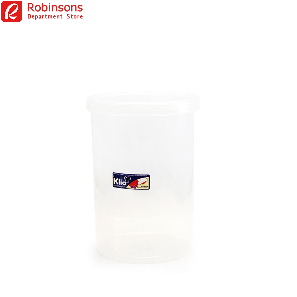 Klio Canister Tall Round 900 ml (Clear) | Shopee Philippines