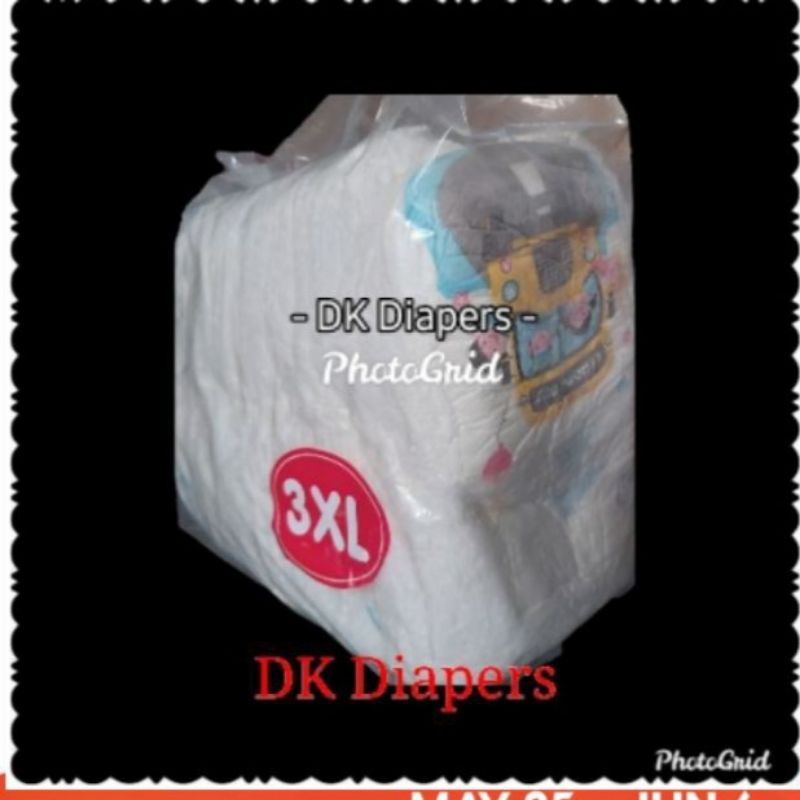 DK DIAPERS 3XL XXXL 30 PCS PREMIUM BABY DIAPER PANTS BY PLAYFUL XXXL ...