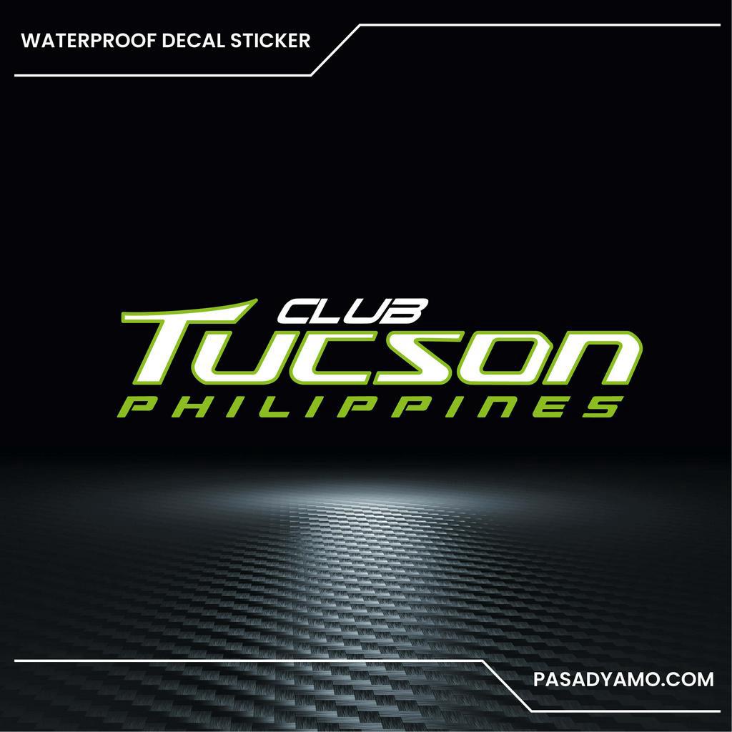 Club Tucson Philippines Hyundai Logo Decal Sticker for Cars Motorcycles ...