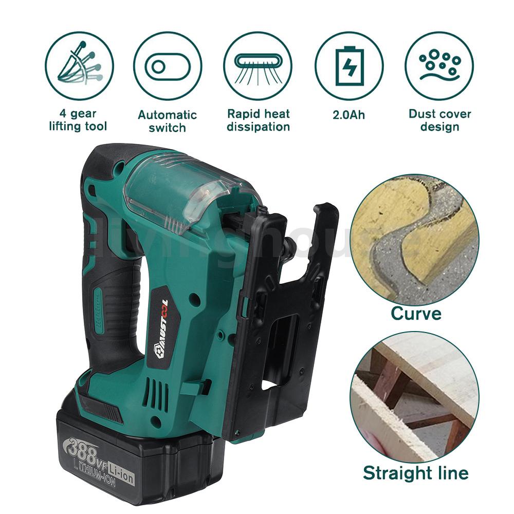 388VF 4000RPM Cordless Jig Saw Electric Jigsaw Multi-Function for Wood ...