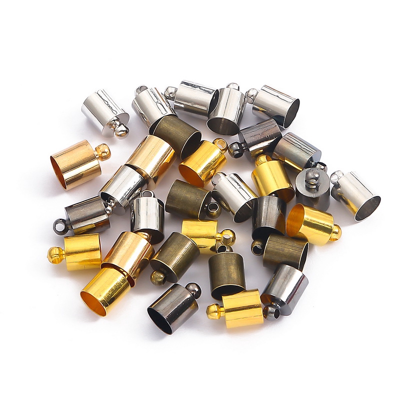 50Pcs Tassel Caps Leather Cord End Cap DIY Jewelry Findings | Shopee ...