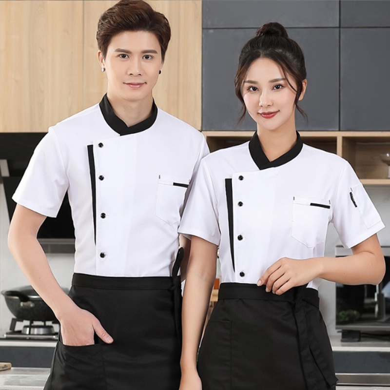 Hotel Chef Uniform Long Sleeve man chef uniform breathable chef costume ...