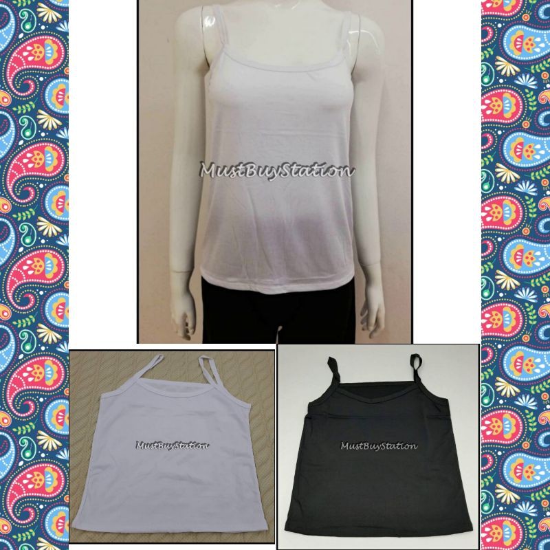 Girl Singlet Innerwear XL and XXL (Kain Licin) | Shopee Philippines