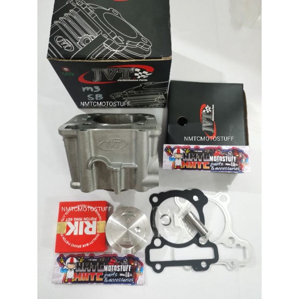 JVT CYLINDER BLOCK SET STILBORE 59MM MIOI125/M3 | Shopee Philippines