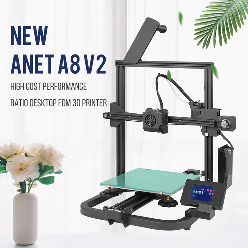 New Arrival Anet A8 V2 Integrated All Metal Frame FDM 3D Printer DIY Kit Easy Assembly Impresora ...