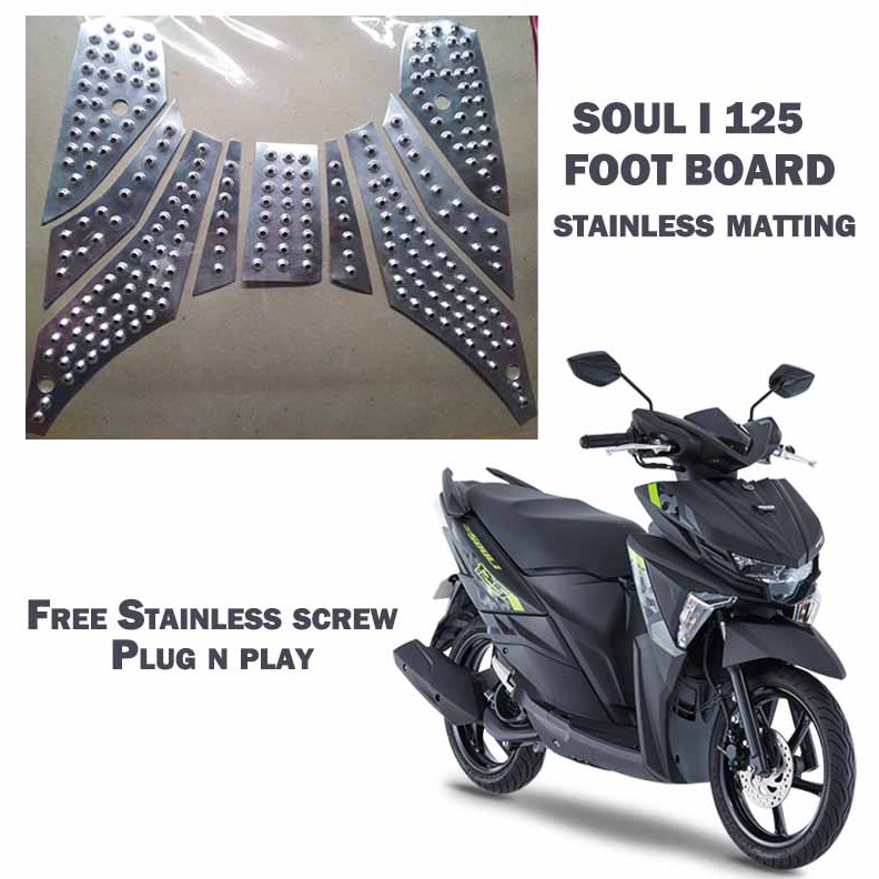 Mio Soul i 125 matting alloy / powder coated matting MSI | Shopee ...