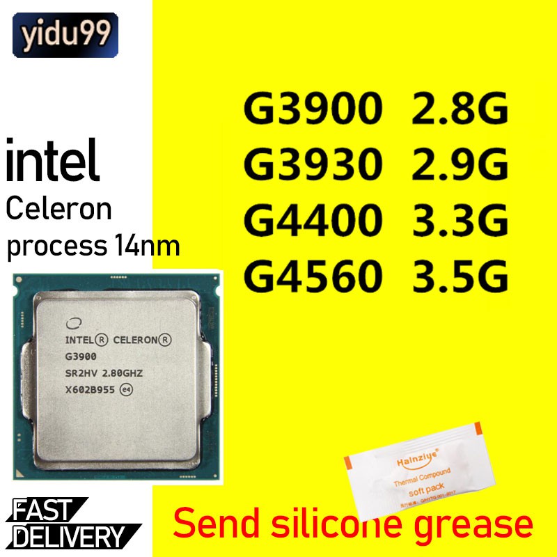 Intel Celeron G3900 3930 4400 4500 4560 4600 4900 5400 Scatter CPU 1151 ...
