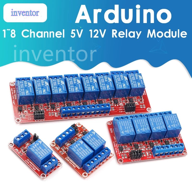1 2 4 8 Channel 5V 12V Relay Module Board Shield with Optocoupler ...