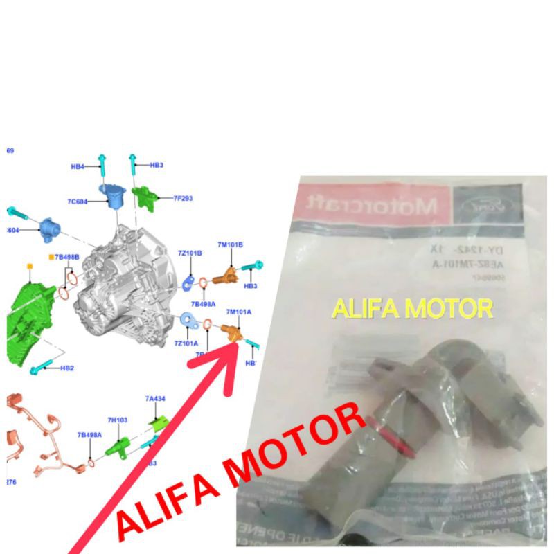 Iss A - Ford Ecosport & Fiesta Matik DPS6 Genuine Ford AE8Z7M101A ...