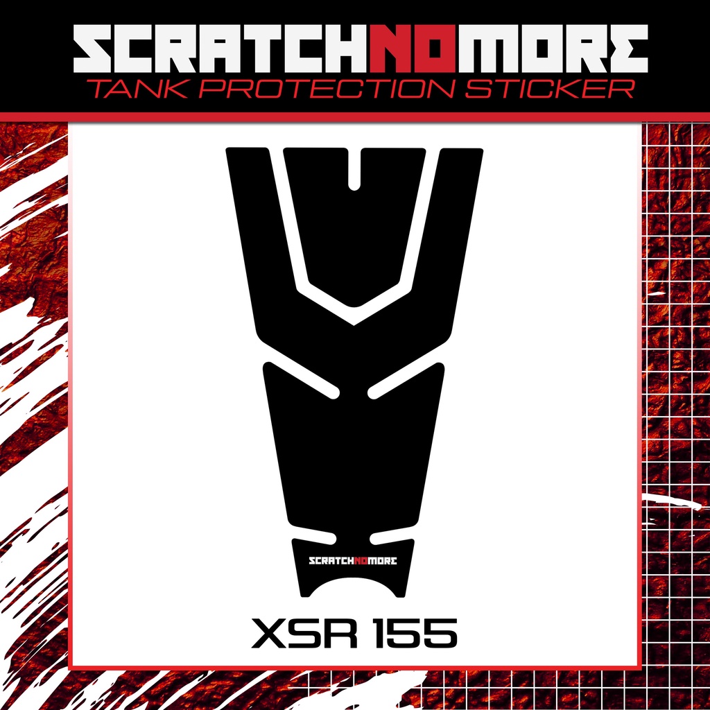 YAMAHA XSR 155 ANTI SCRATCH STICKER PROTECTOR PADHESSIVE | Shopee ...