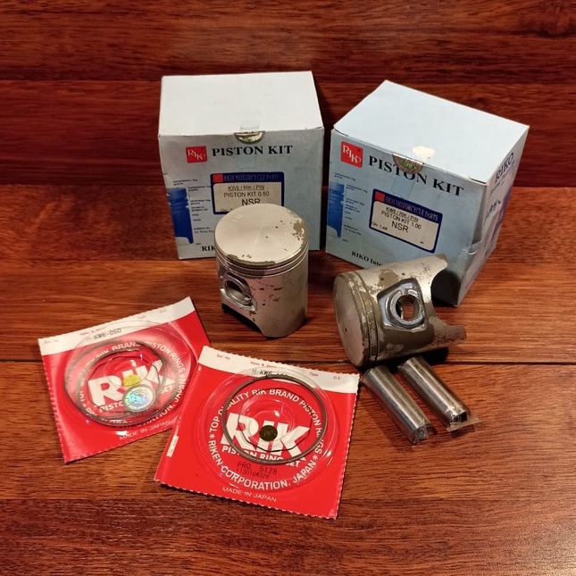 Piston KIT HONDA NSR 2 Stroke RIKO PISTON+PIN+RING RIK - OVERSIZE 0.50 ...