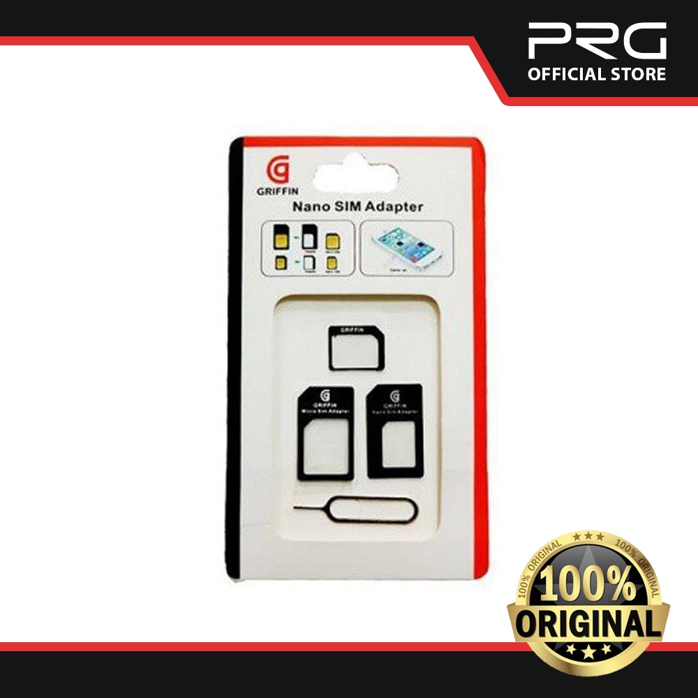 Griffin Nano Sim and Micro Sim adapter with ejector tool | Shopee ...
