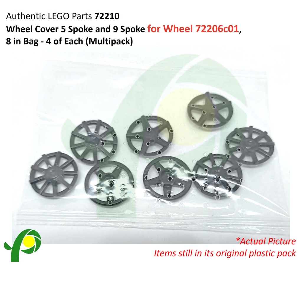 LEGO Parts 72210 Toy Wheel Cover for Wheel 72206c01 Multipack | Shopee ...