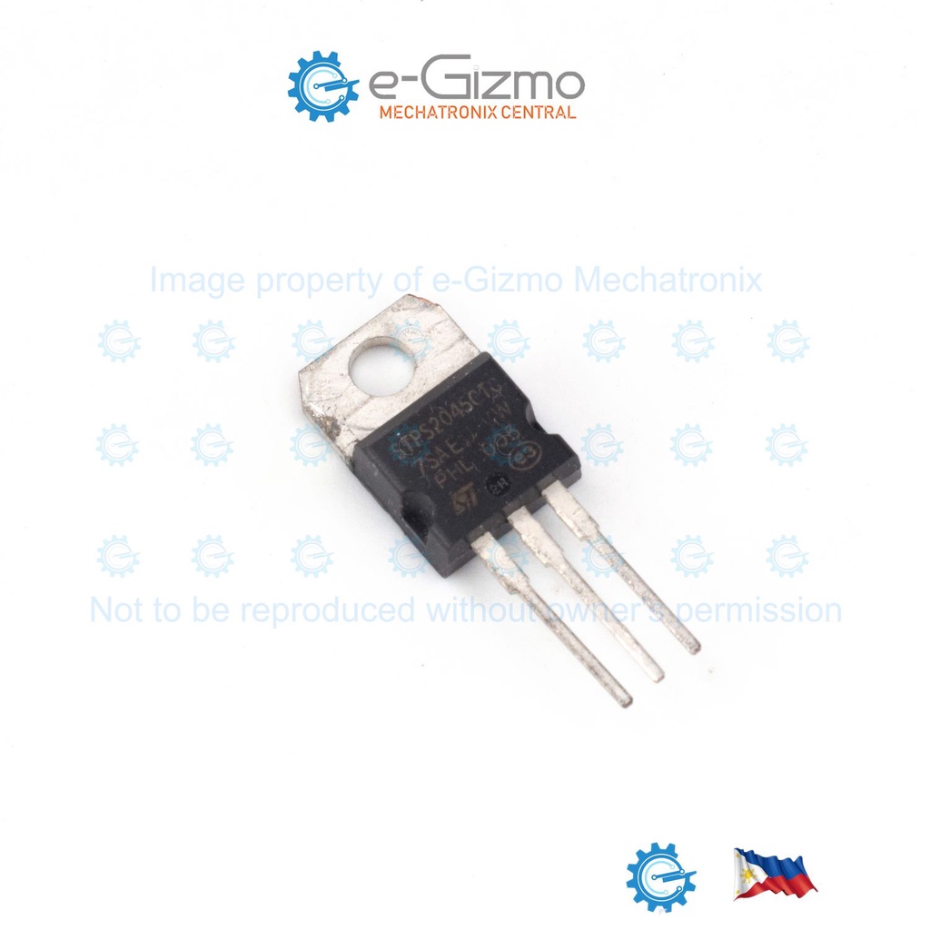 STPS2045CT 45V 2X 10A Common Cathode Dual Schottky | Shopee Philippines