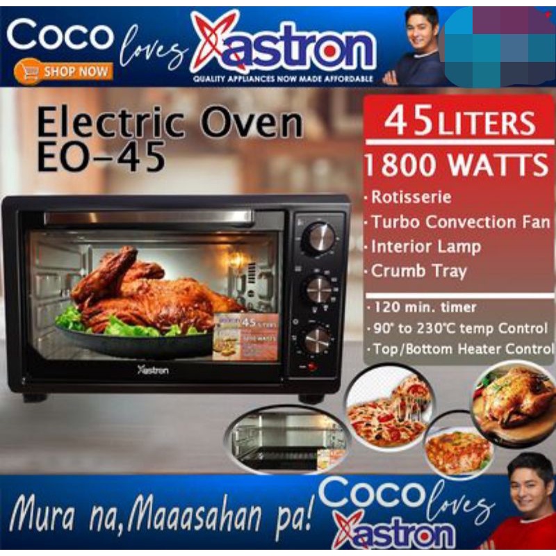 ASTRON ELECTRIC OVEN (EO-45) | Shopee Philippines